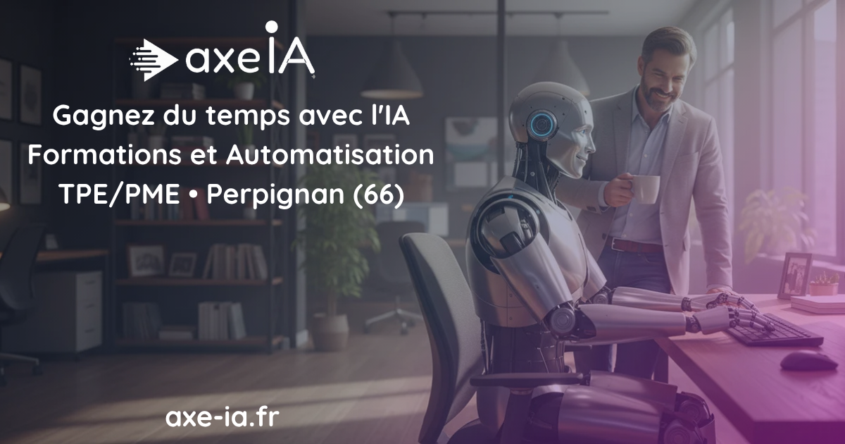 Axe IA – Gagnez du temps avec l’IA sans coder à Perpignan